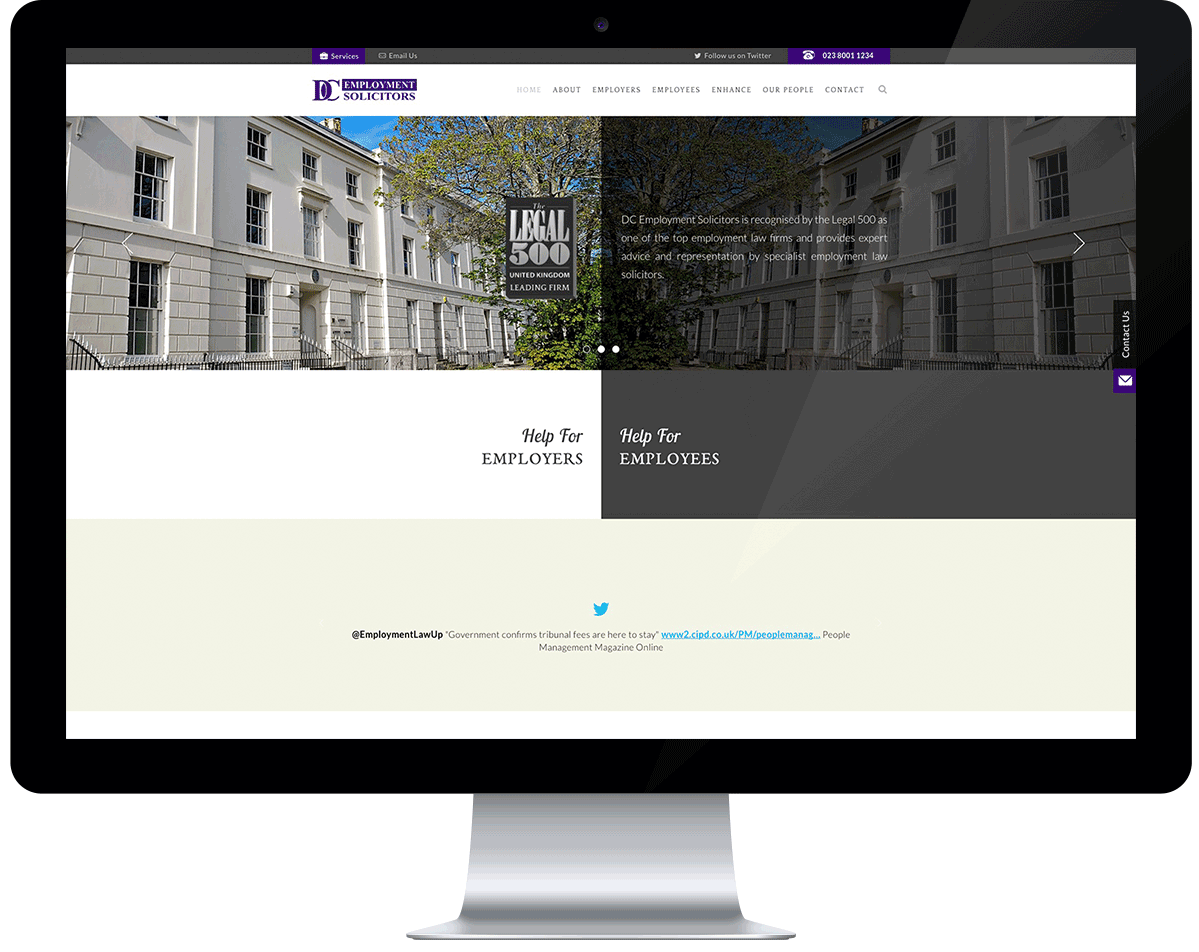 Employment Solicitors Website Design & SEO | ICAAL Portfolio