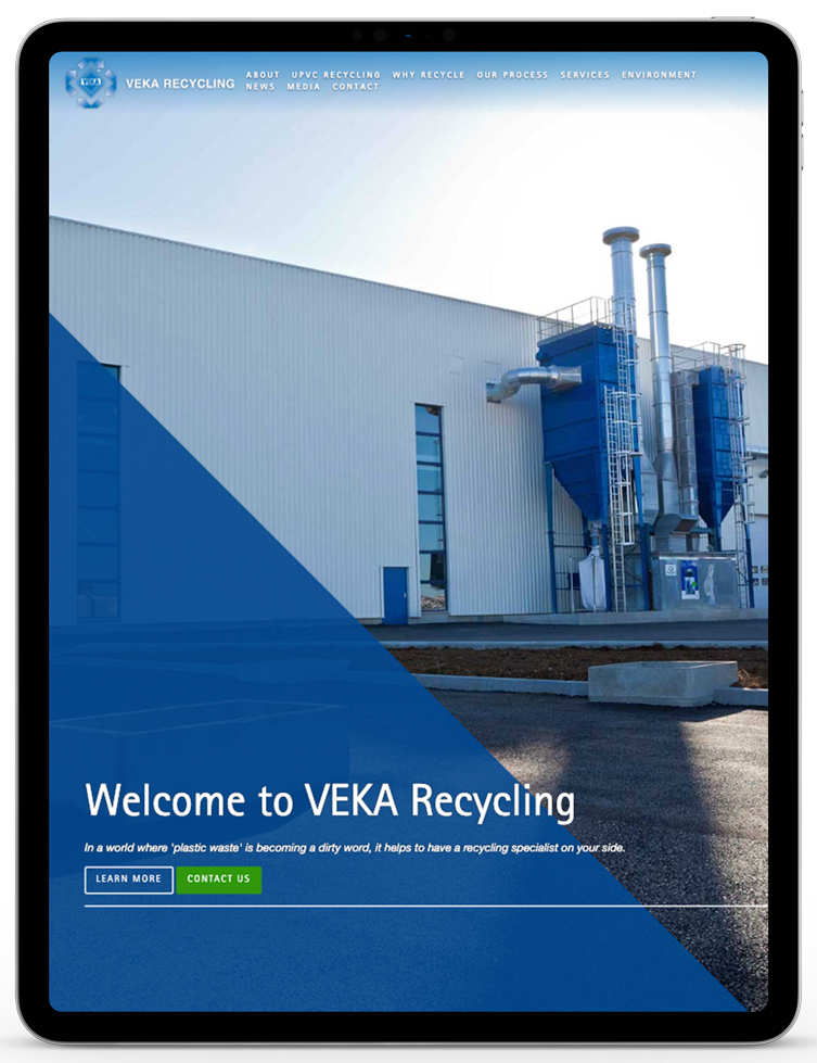 VEKA Recycling & Compounds Website Project | ICAAL Case Study